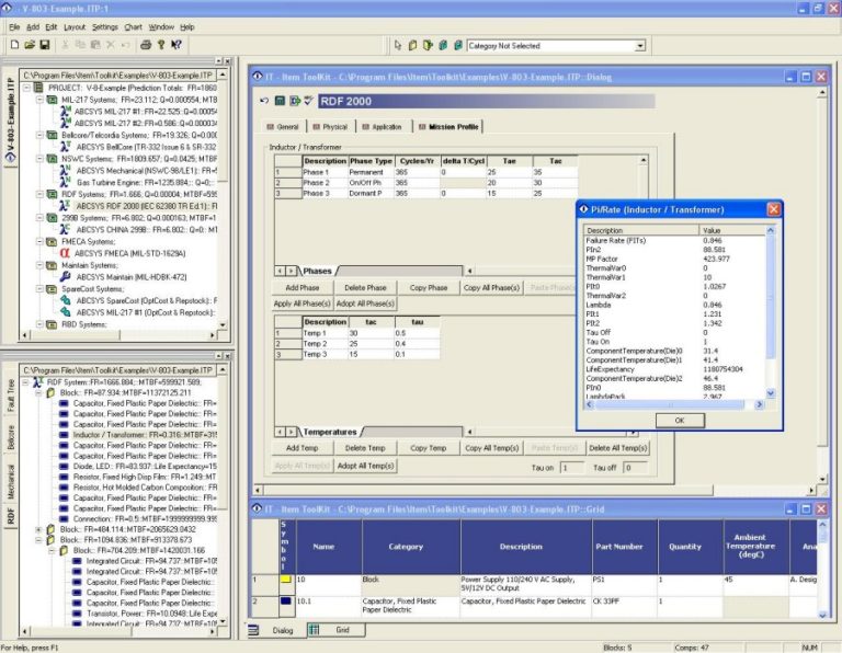 IEC 61709 Module - Reliability Software